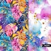 Tropical Floral Digital Papers, Flower Summer Pattern Background ...