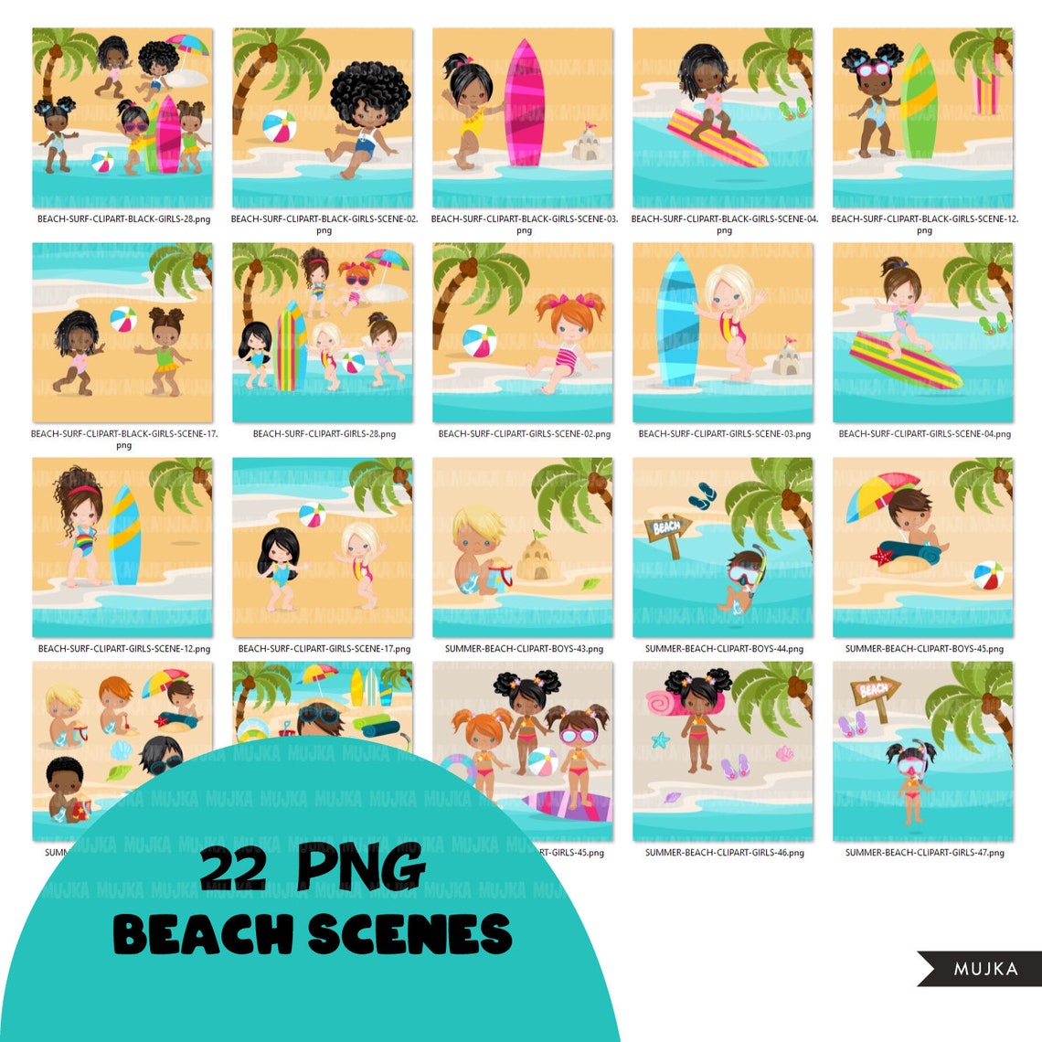 Beach Png Beach Clipart Beach Bundle Summer Backgrounds - Etsy Canada