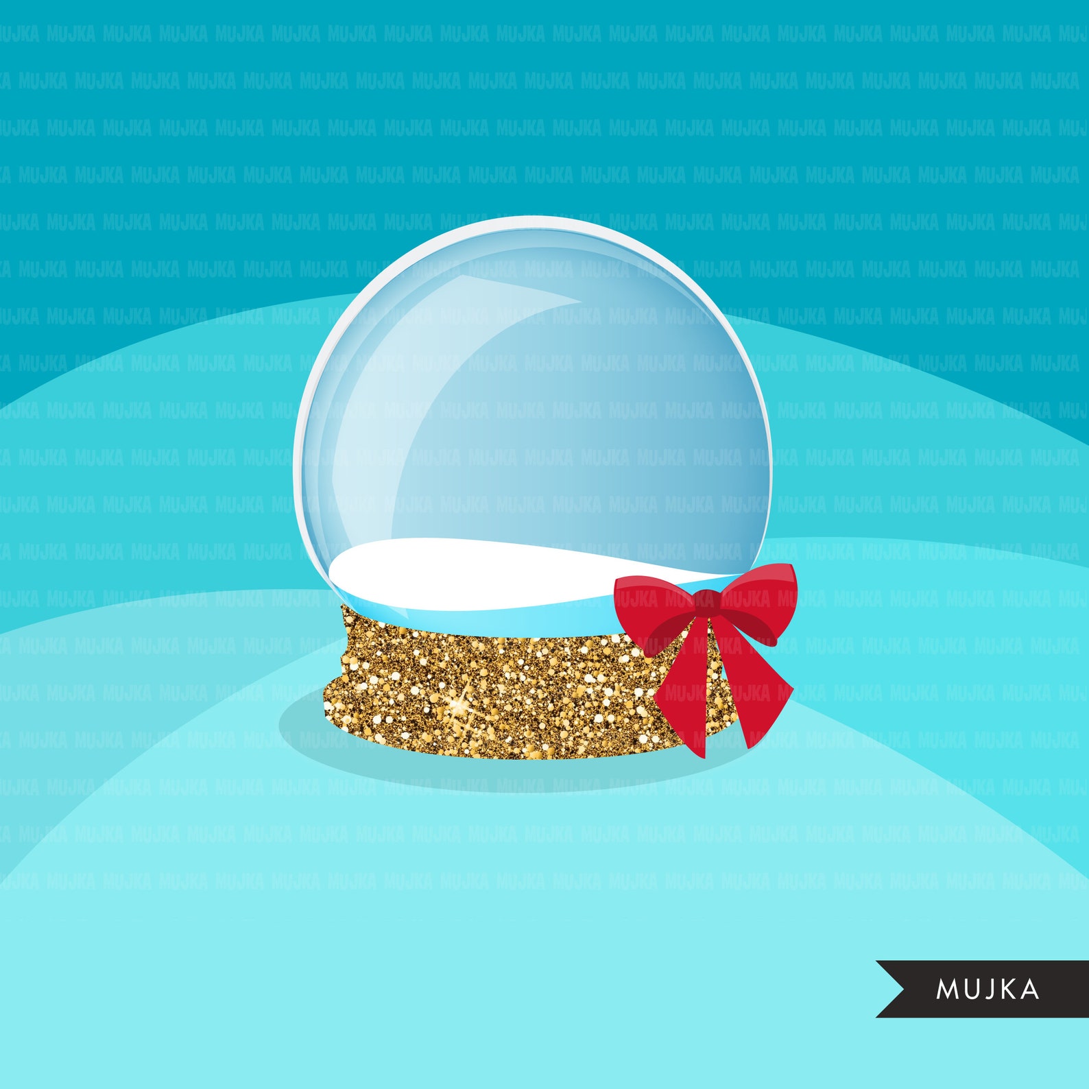Christmas Snow Globe Clipart. Make Your Own Cute Snow Globes With Snow ...