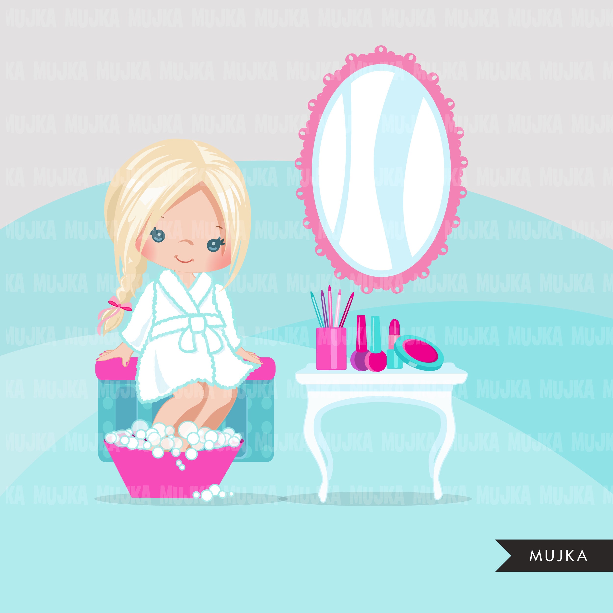 Spa Png Spa Clipart Spa Graphics Spa Birthday Party Bubble - Etsy Canada
