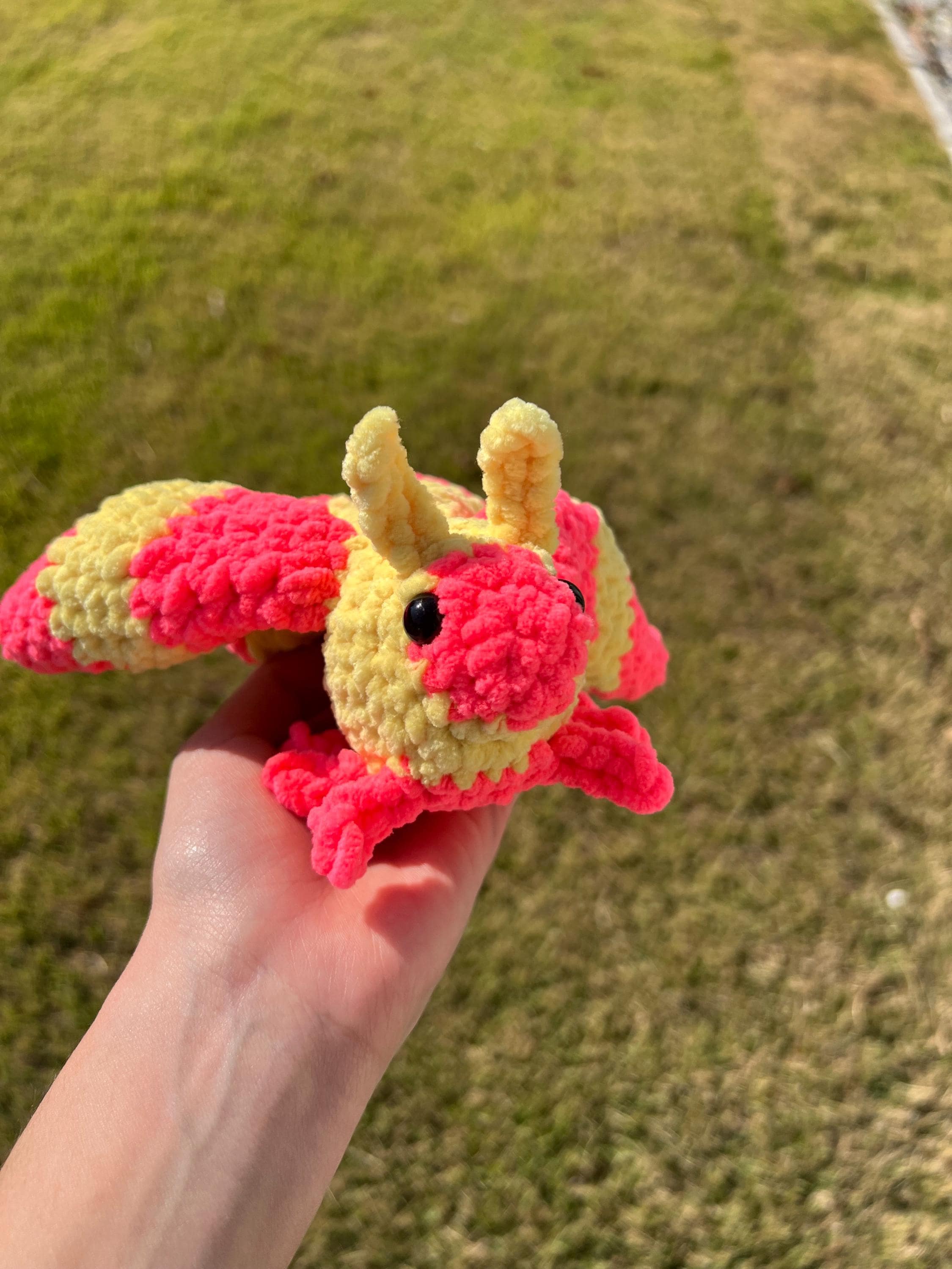 Crochet Rosy Maple Moth - Etsy