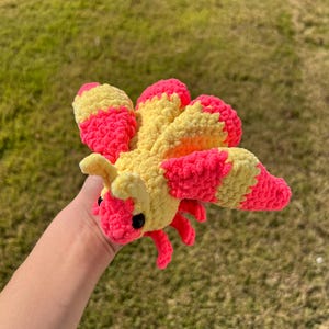 Crochet Rosy Maple Moth - Etsy