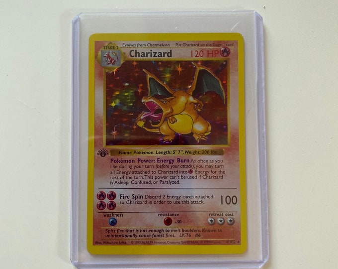 The Undefeatable Red Gx Pokemon Card - Etsy