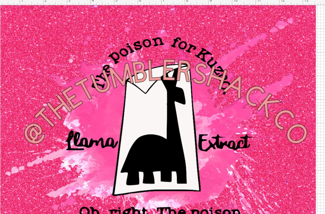 Llama Poison Png for Tumblers and Shirts - Etsy