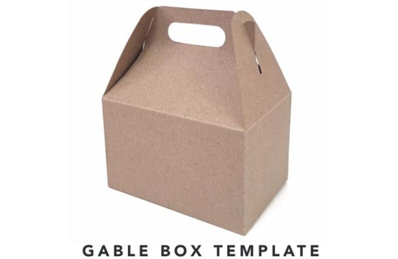 Gable Box Template - Etsy