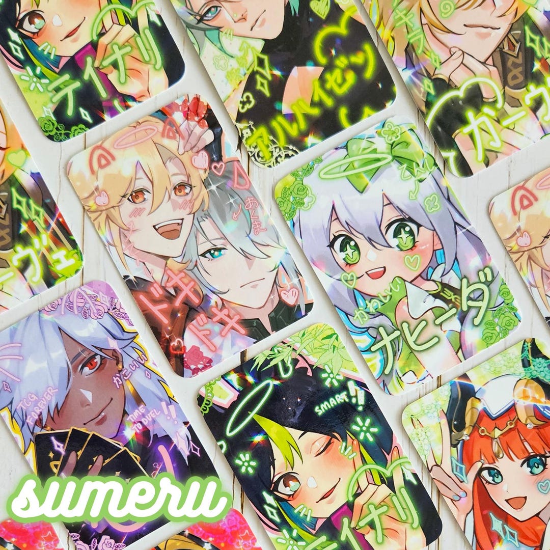 Genshin Impact Sumeru Cheki-style Photocards - Etsy