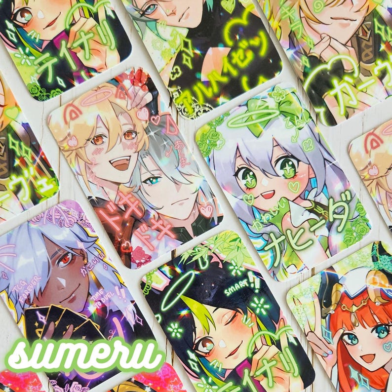 Genshin Impact Sumeru Cheki-style Photocards - Etsy