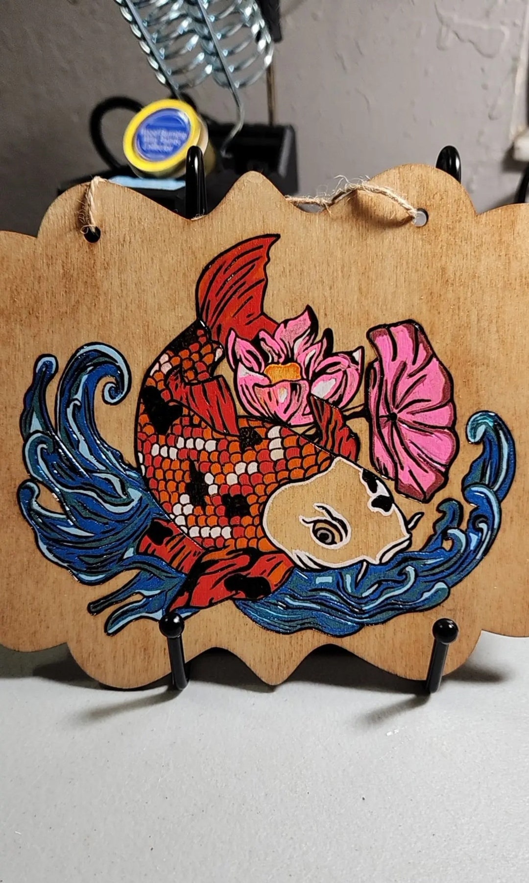 Koi Fish Pyrography - Etsy