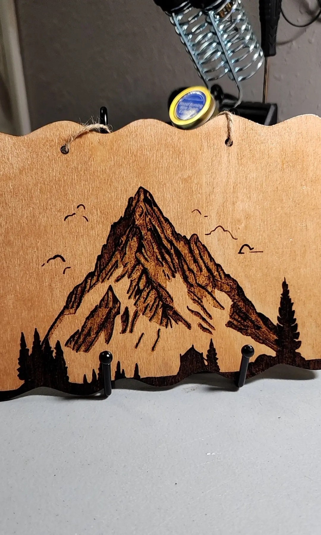 Mountain Camping Pyrography - Etsy