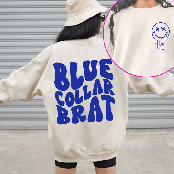 Blue Collar Brat Svg - Etsy