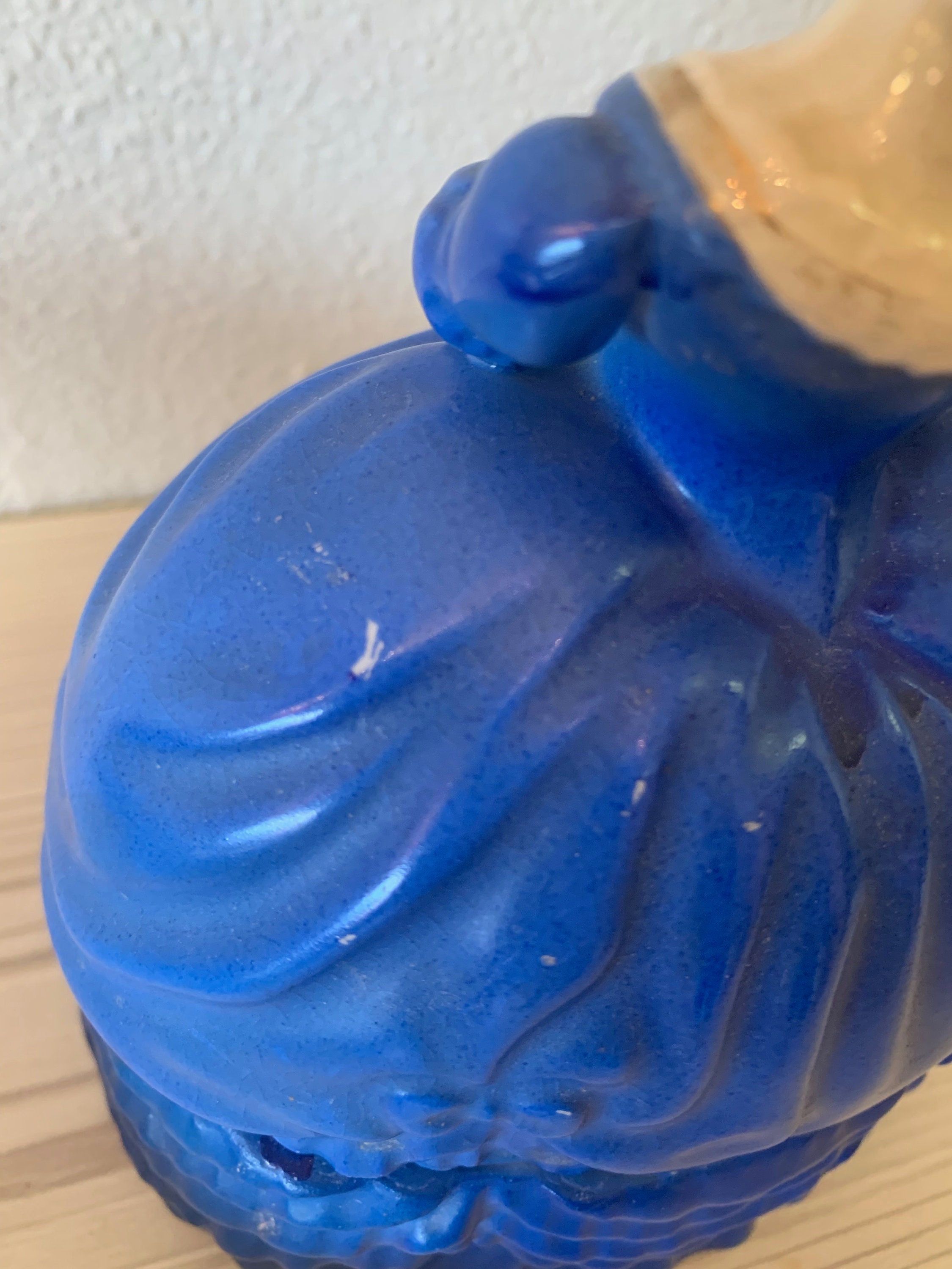 Vintage Porcelain Powder Doll Box Vanity or Dressing Table - Etsy