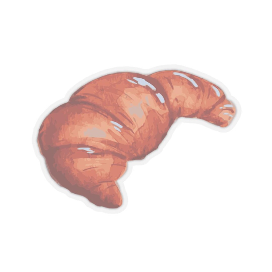 Croissant Cornetto Kiss-cut Stickers for Planners, Journals ...