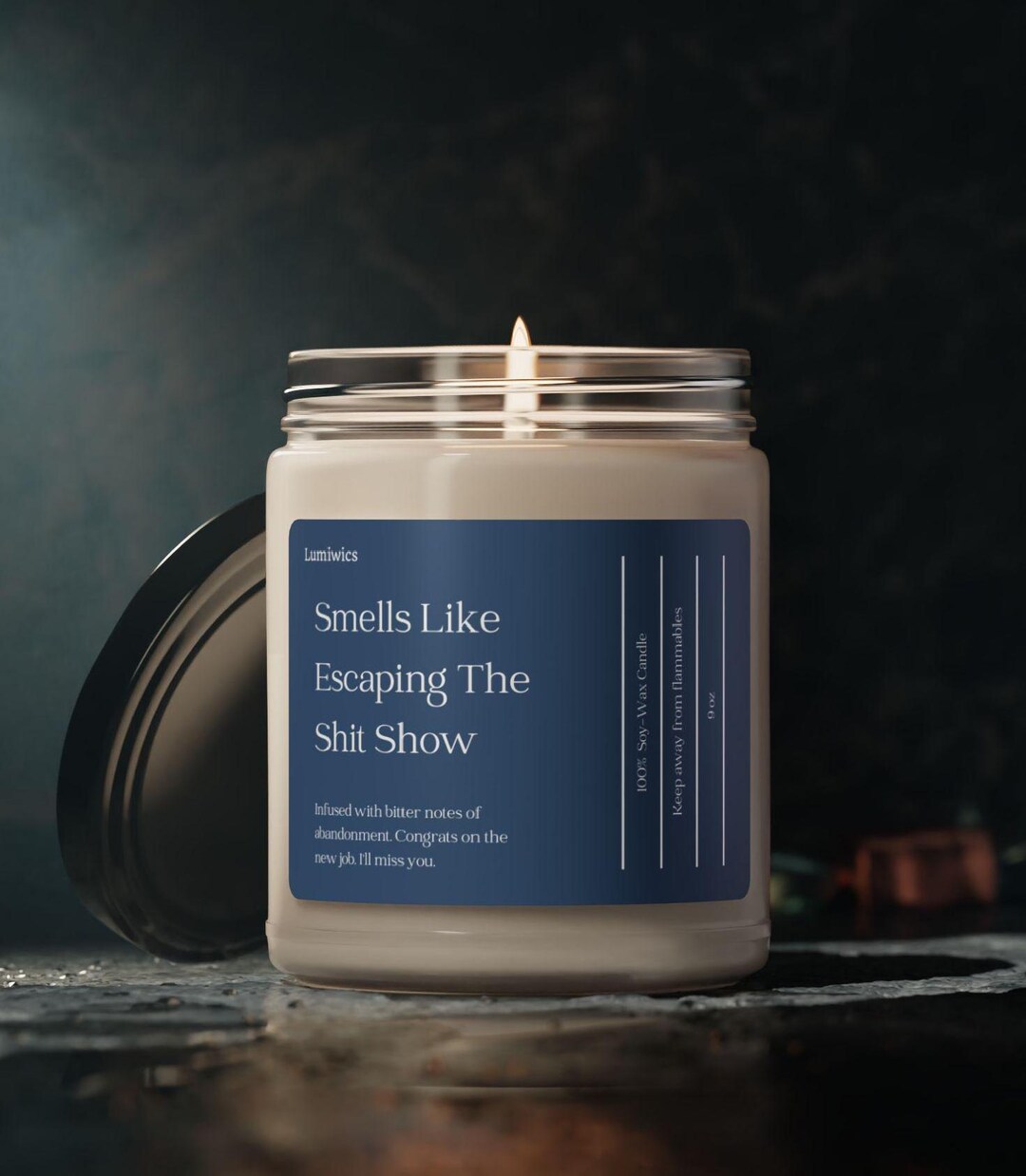 Leaving Gift for Coworker, Funny Candle for Work Friend Leaving, New ...
