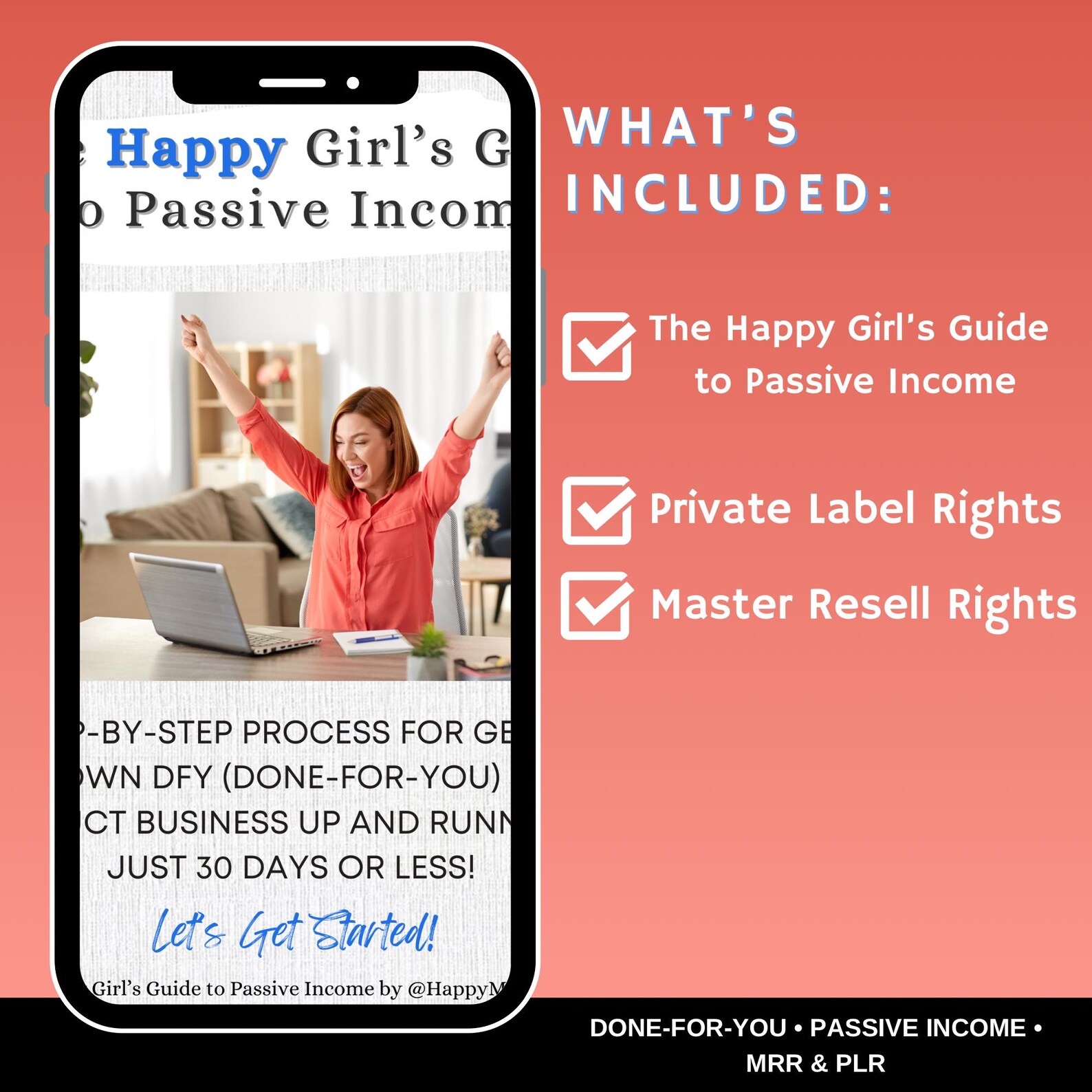 The Happy Girl's Guide to Passive Income | Passive Profit Playbook ...