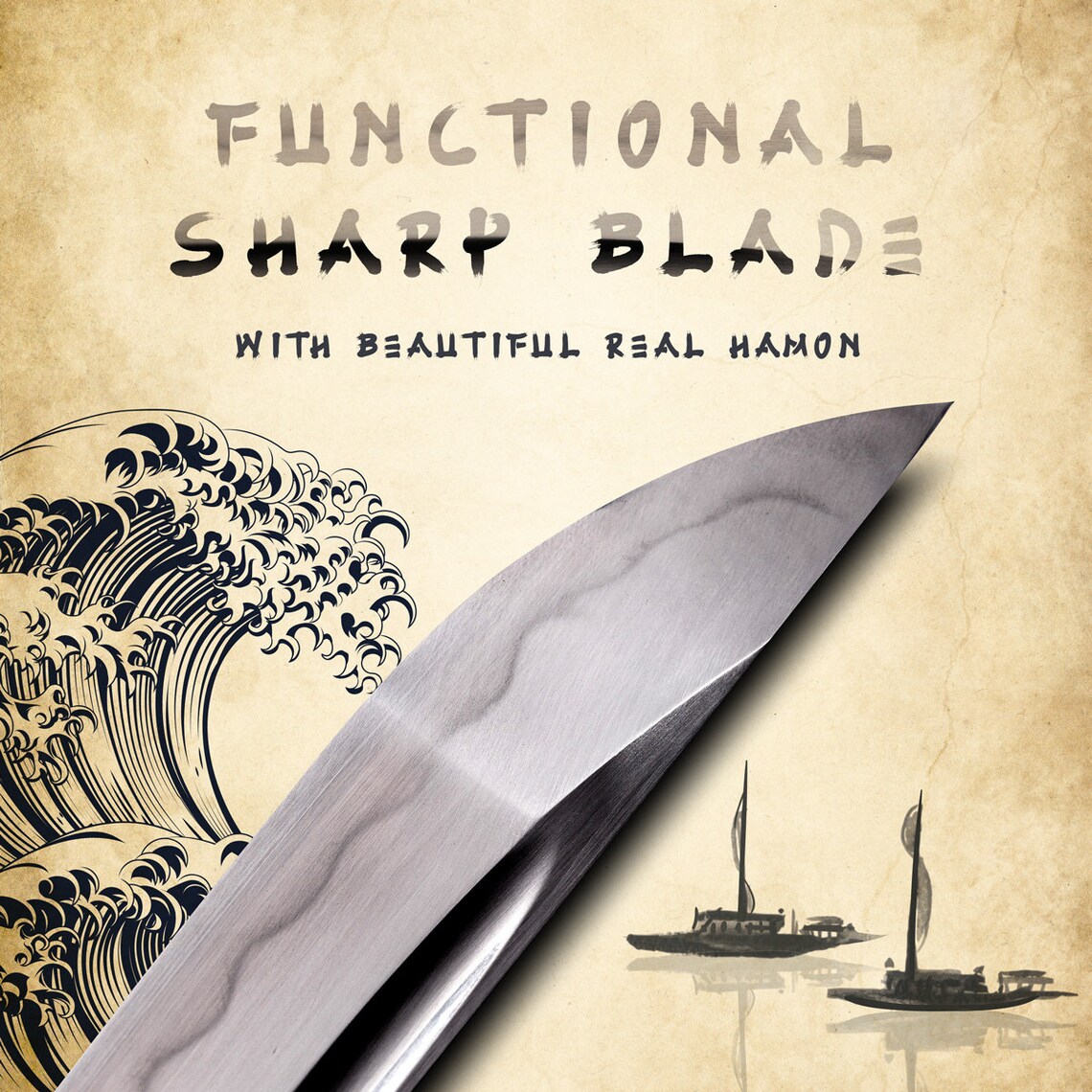 Handmade Sword - Japanese Samurai Katana Swords, Practical, Hand Forged ...