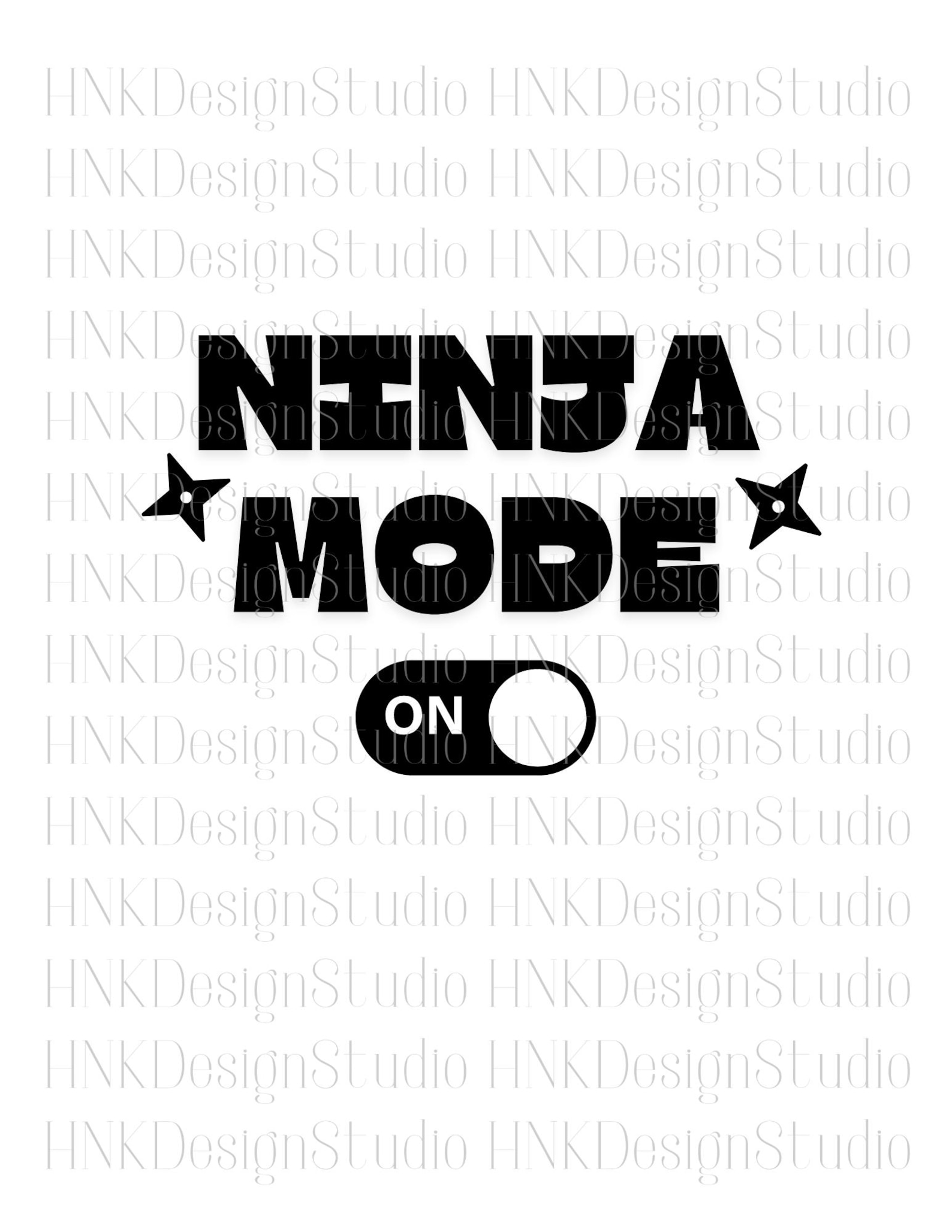 Ninja Mode on Kids Ninja Logo Ninja Warrior Graphic SVG PDF PNG - Etsy
