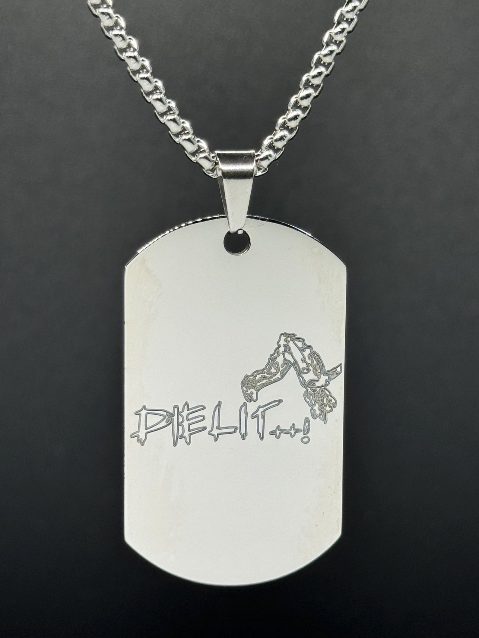 Playboi Carti, Die Lit Dog Tag, Laser Engraved - Etsy
