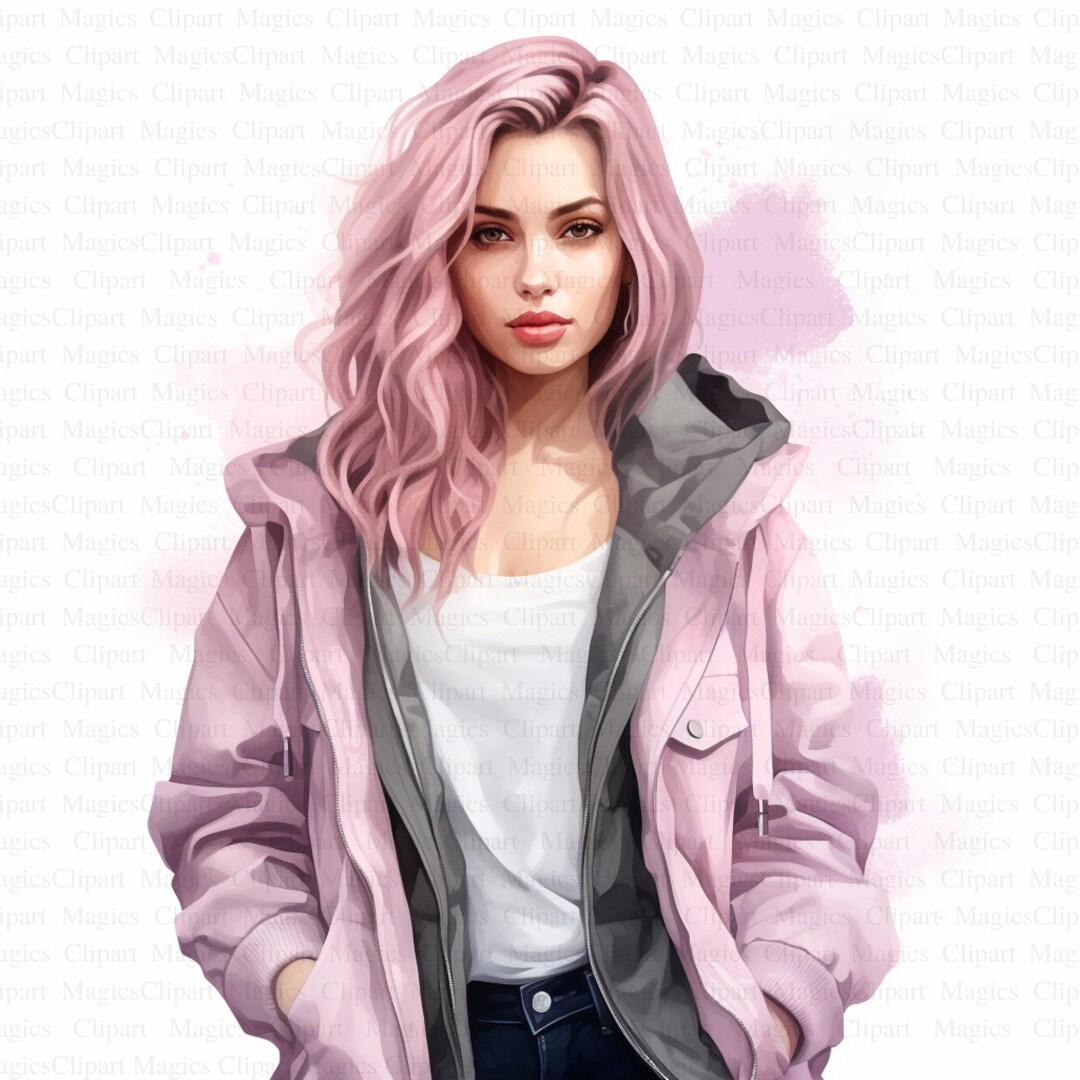 Jacket Clipart 5 High Quality Jpgs Digital Download Denim Jacket ...