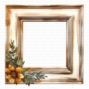 Rustic Frames Clipart Ornate Frames 5 High Quality Jpgs Digitaldownload ...