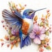 Hummingbird Papers | 5 High Quality Jpgs | Digital Download | Digital ...