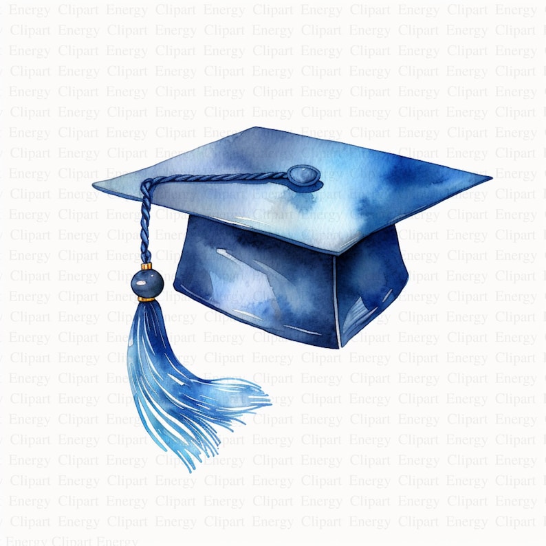 Graduation Cap Clipart | 5 High Quality Jpgs | Digital Download | Grad ...