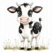 Cartoon Kuh Clipart | 5 hochwertige JPGs | DigitalDownload | Kunst ...