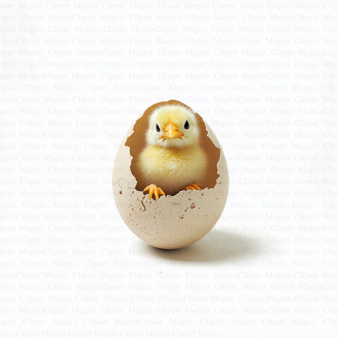 Chick Hatching Clipart 5 High Quality Jpgs Digitaldownload Junk ...