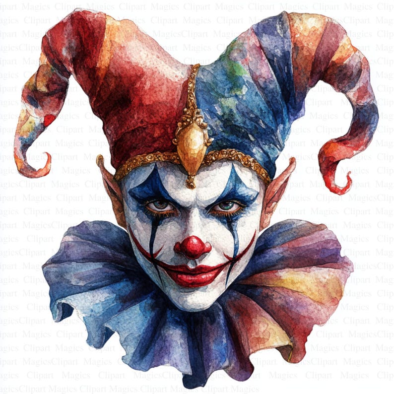 Medieval Jester Clipart 5 High Quality Jpgs Digitaldownload Junk ...