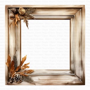 Rustic Frames Clipart Ornate Frames 5 High Quality Jpgs Digitaldownload ...