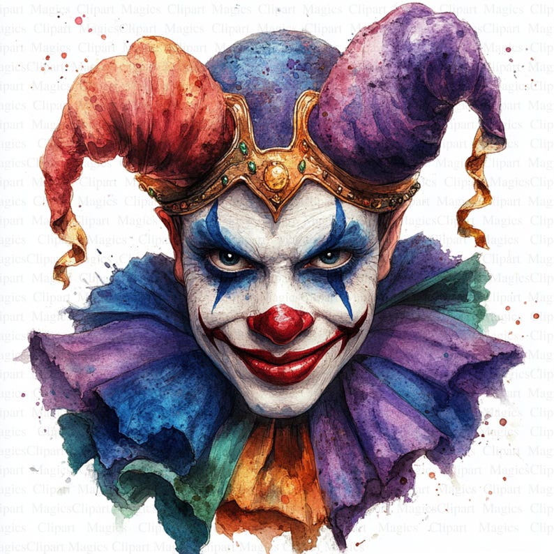 Medieval Jester Clipart 5 High Quality Jpgs Digitaldownload Junk ...