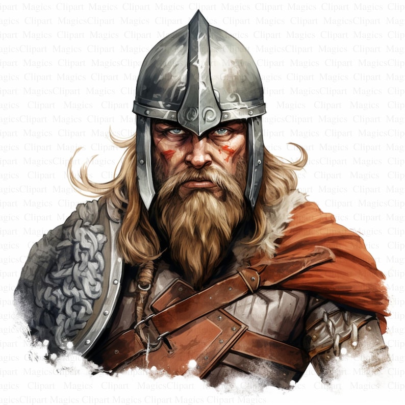 Viking Clipart | 5 High Quality Jpgs | Digital Download | Viking ...
