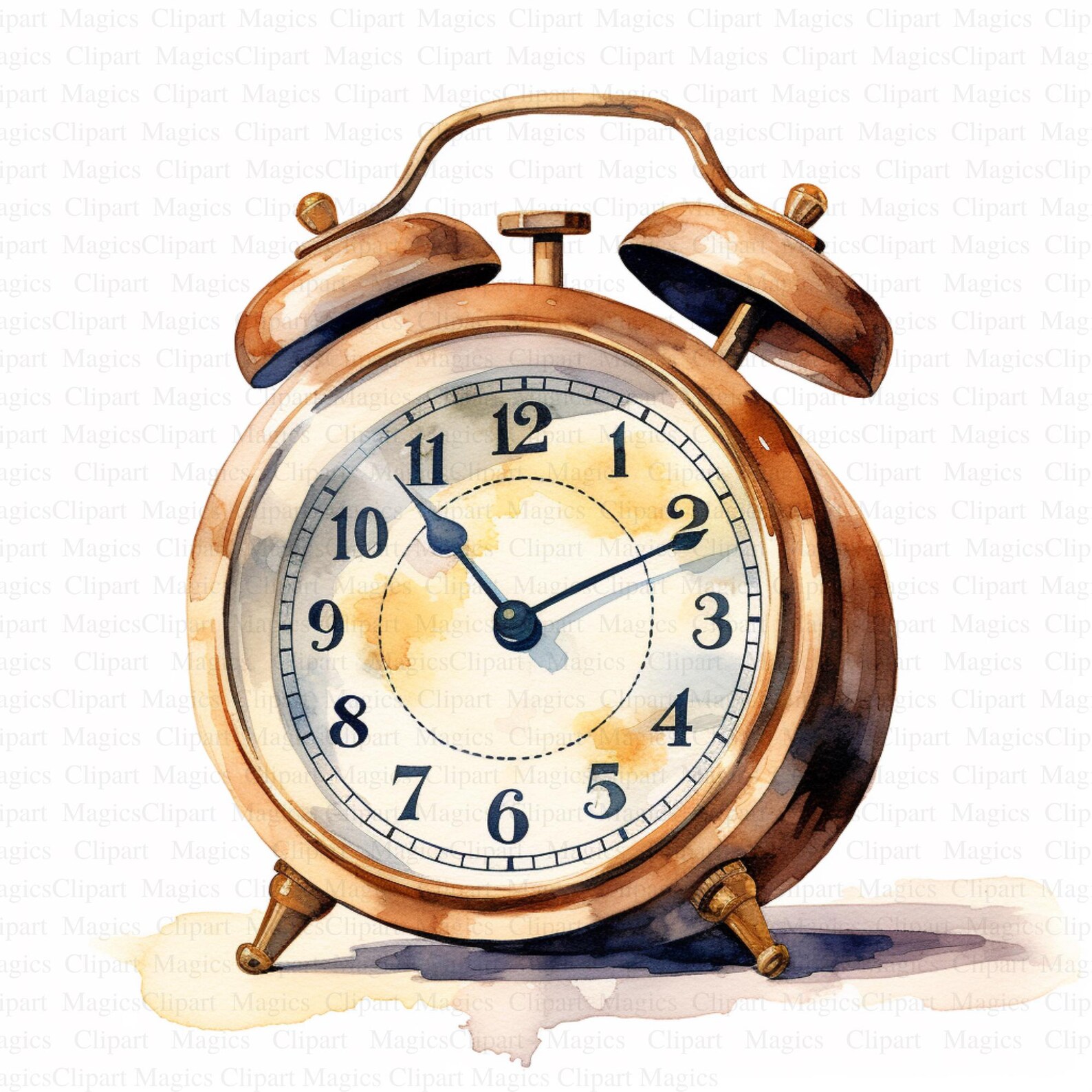 Old Fashioned Clock Clipart 5 High Quality Jpgs Digitaldownload Antique ...