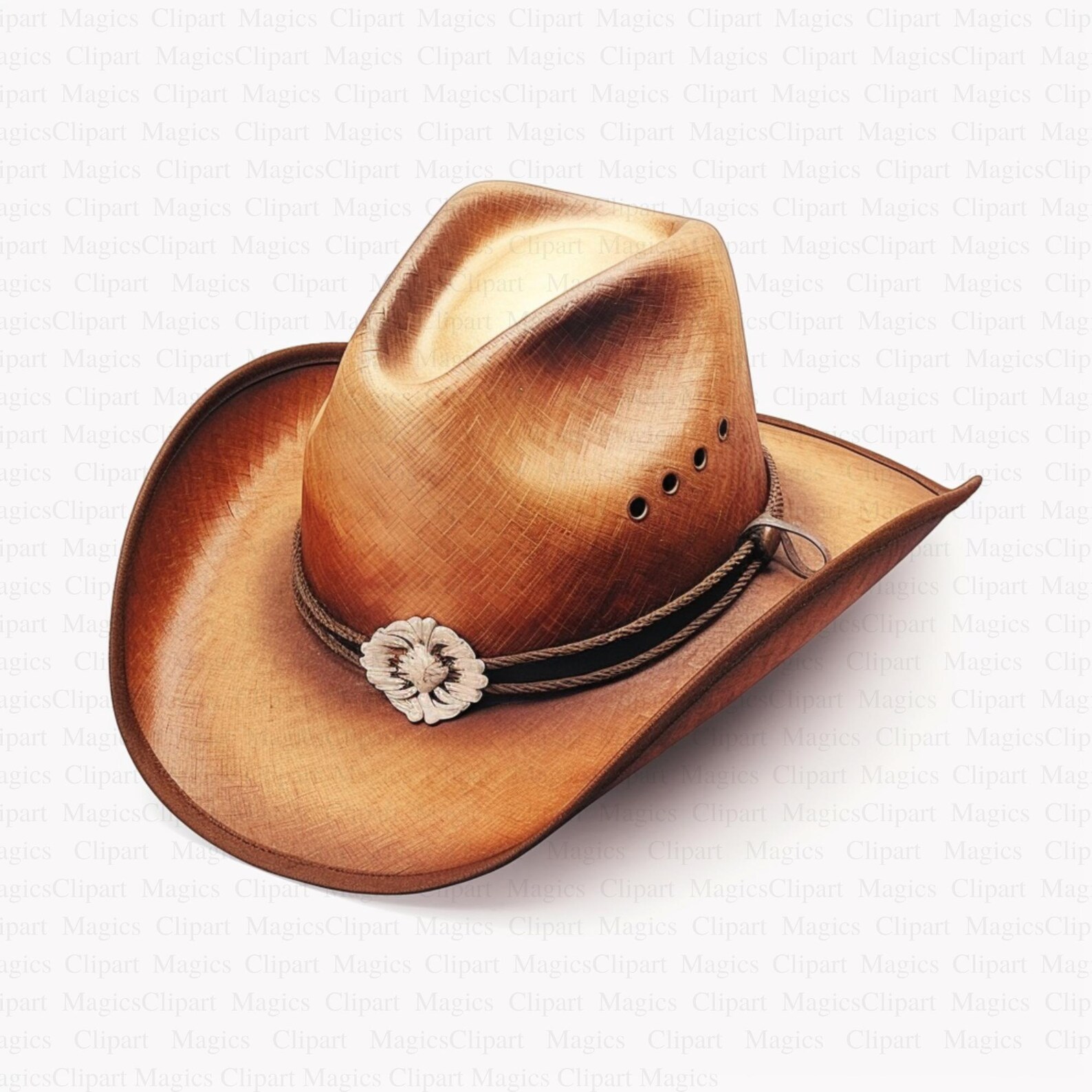 Cowboy Hat Clipart | Set 2 | 5 High Quality Jpgs | Digitaldownload ...