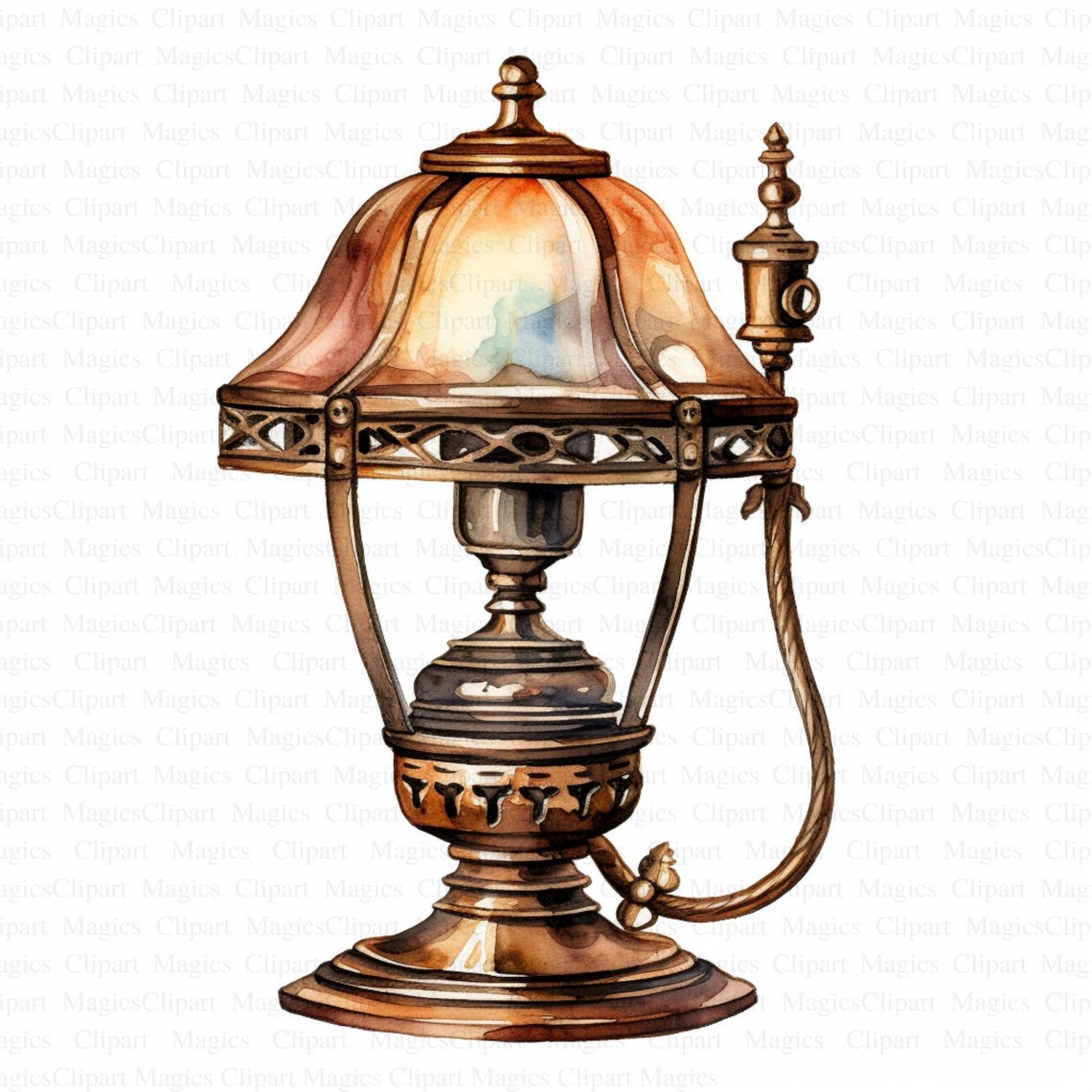 Old Fashioned Lamp Clipart 5 High Quality Jpgs Digital Download Lamp ...