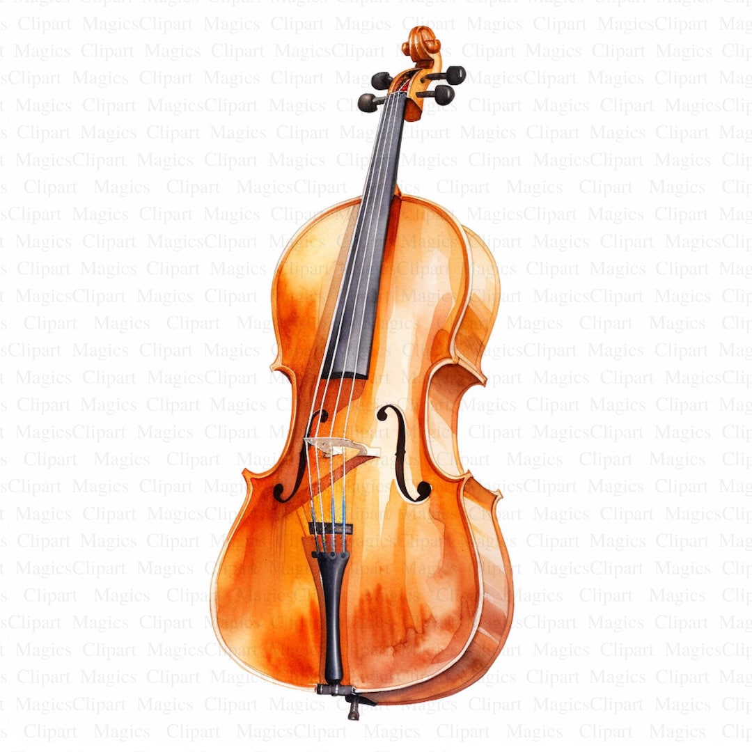 Cello Sketches Clipart | 5 High Quality Jpgs | Digital Download ...