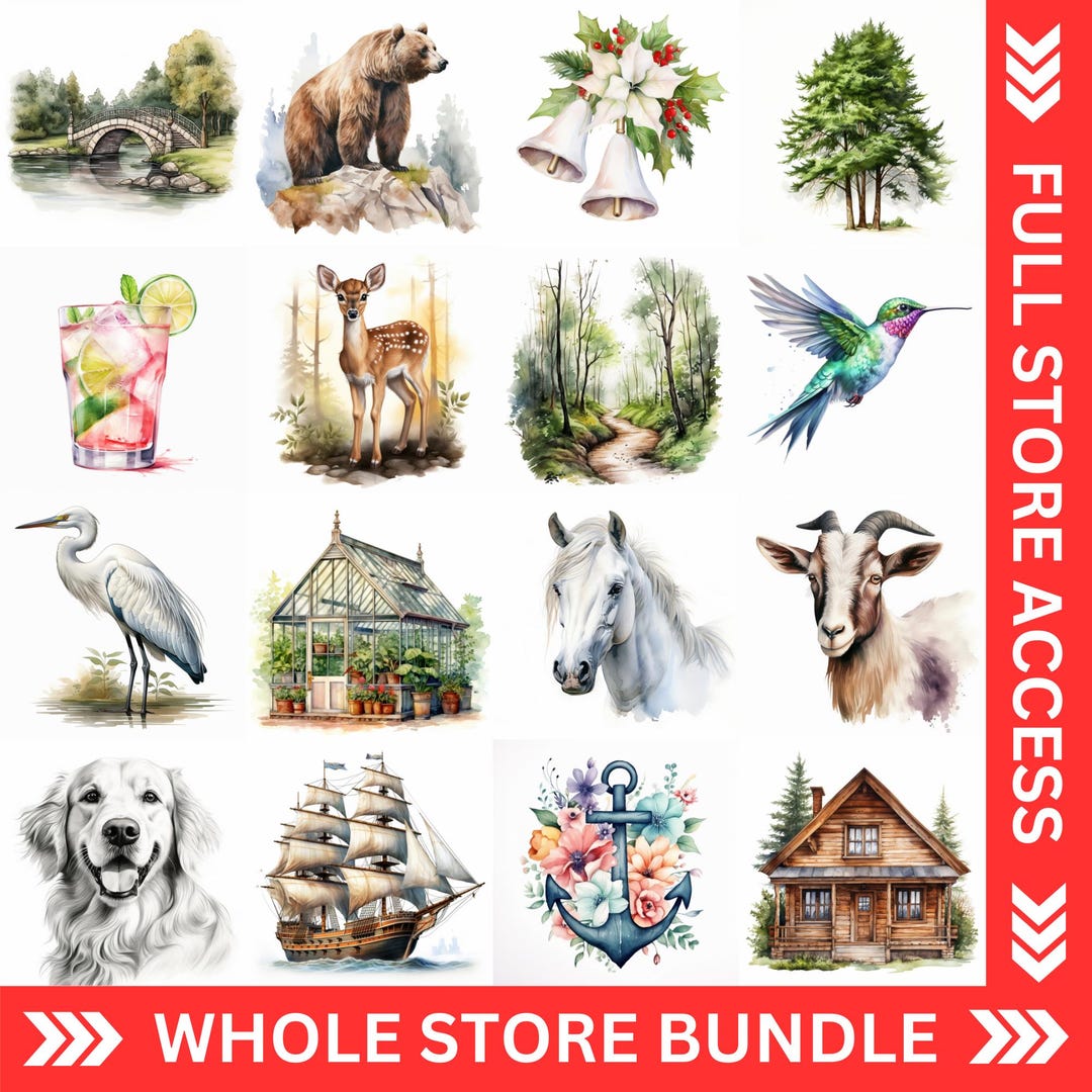 Whole Store Clipart Bundle All Products Future Releases High Quality ...