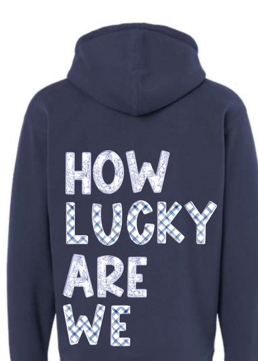 How Lucky Are We Shirt Design PNG Digital Download 2 Sides - Etsy
