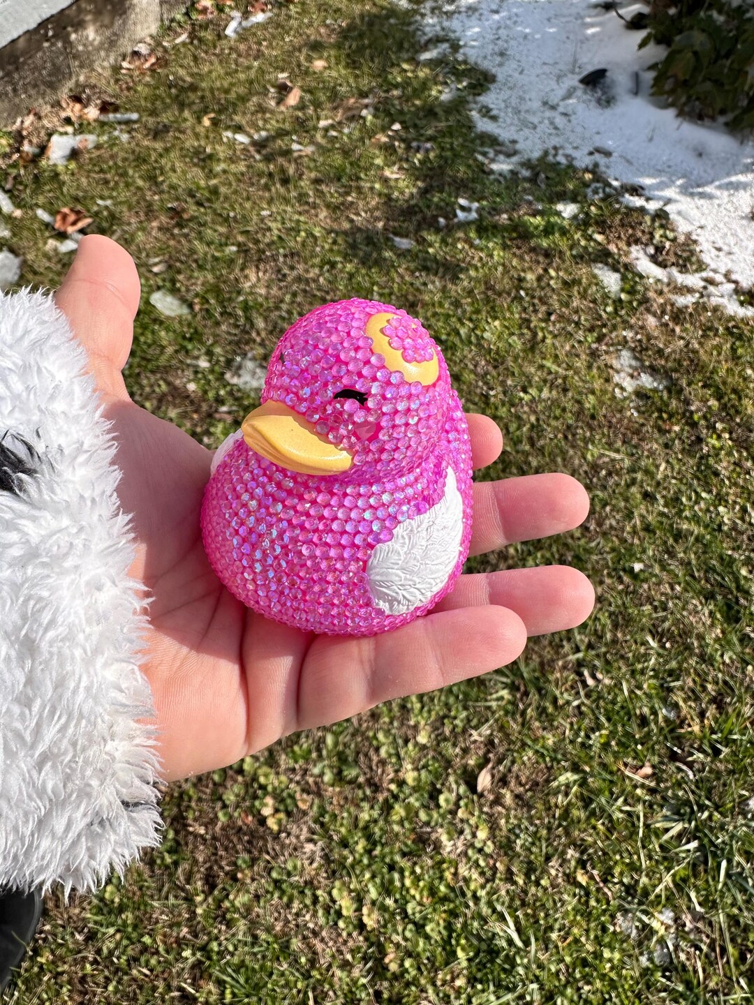 Angel Rhinestone Duck - Etsy