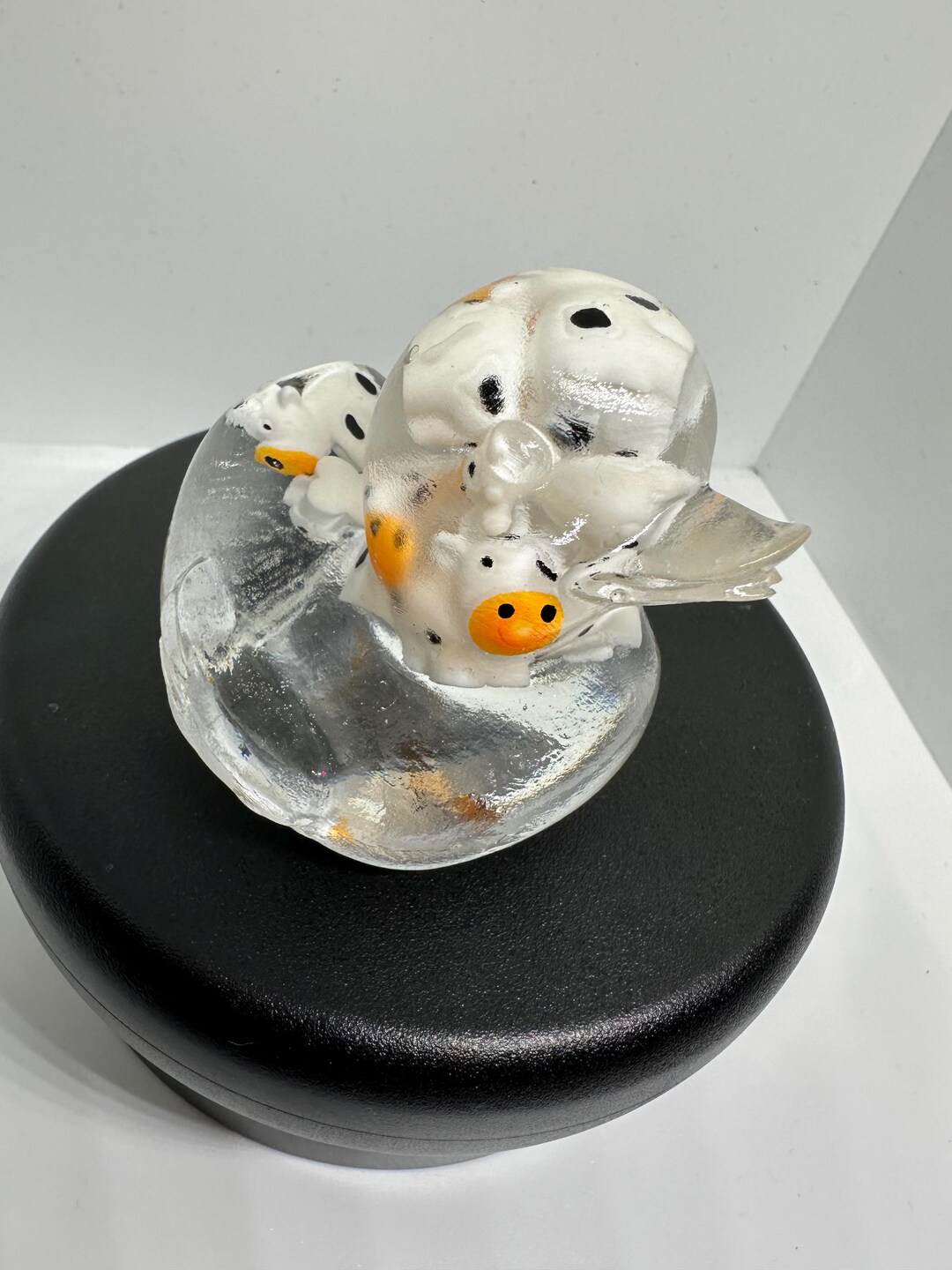 Large Duck With Mini Cows. - Etsy