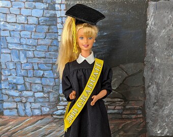 Black Graduation Barbie - Etsy