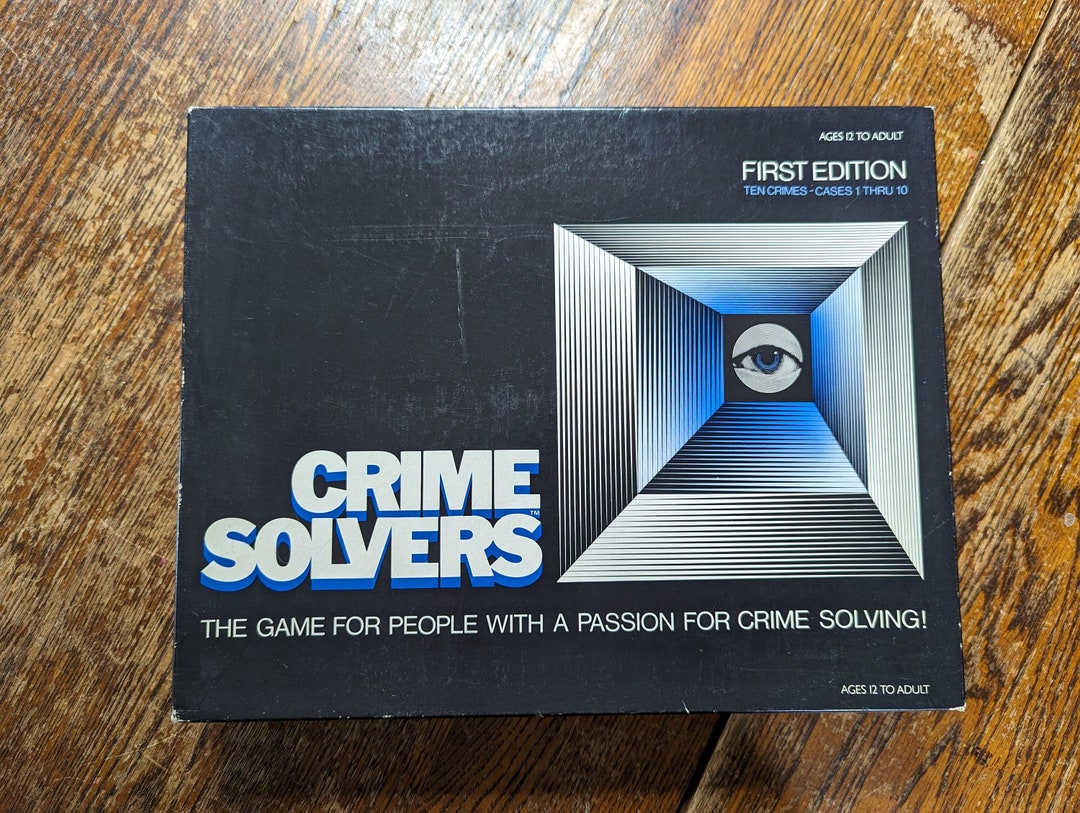Crime Solvers Game People With a Passion for Crime 1st Ed 11 Crimes ...
