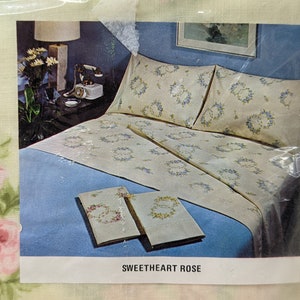 Vintage Bedroom Sheets 1970s Dan River Dantrel Sheet - Etsy