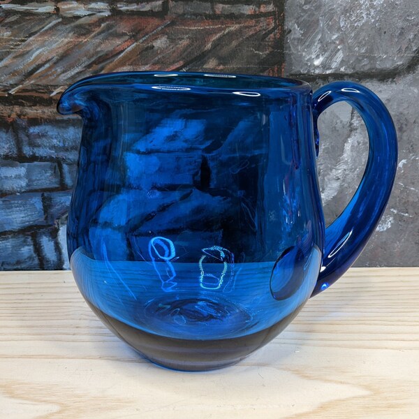 Blenko Pitcher - Etsy