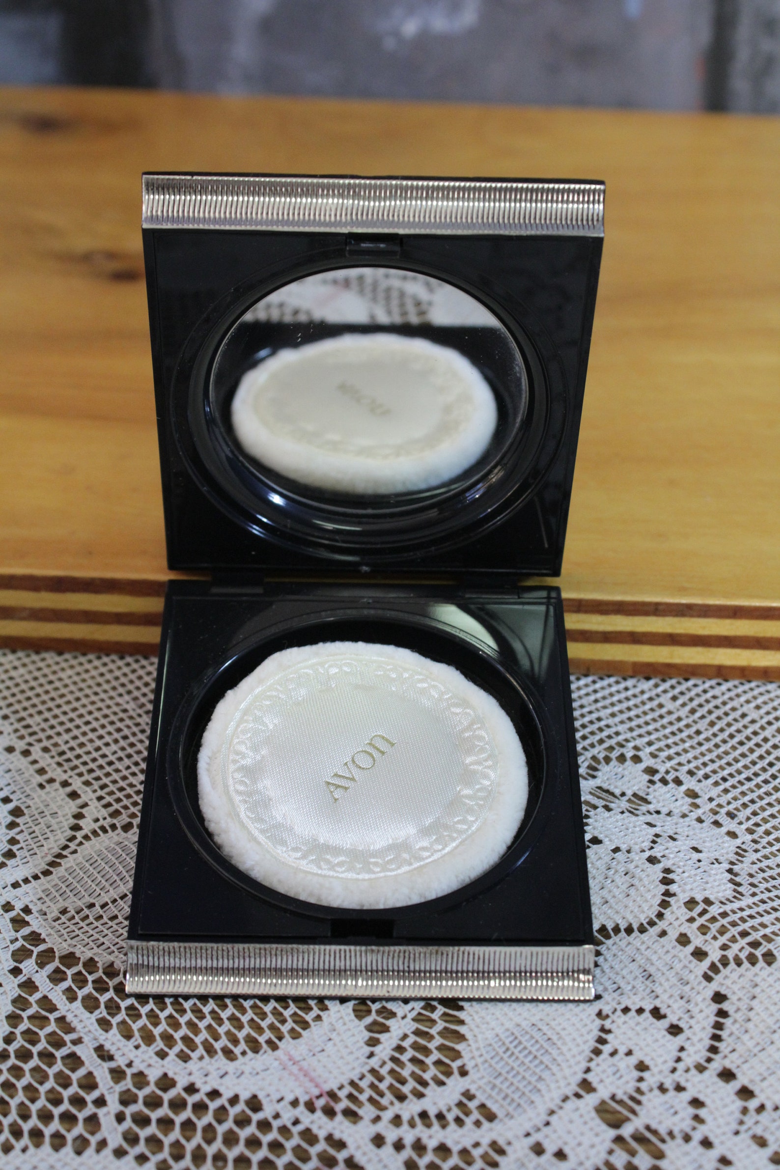 Vintage Avon Compact Mirror Puff the Fashion Group Makeup - Etsy