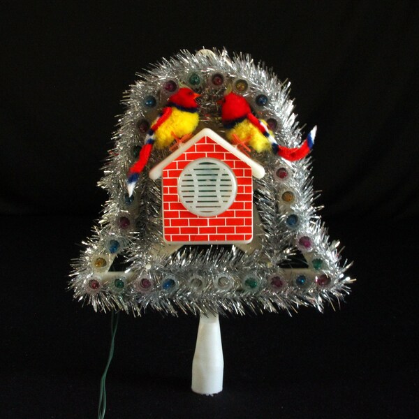 Tinsel Tree Topper - Etsy