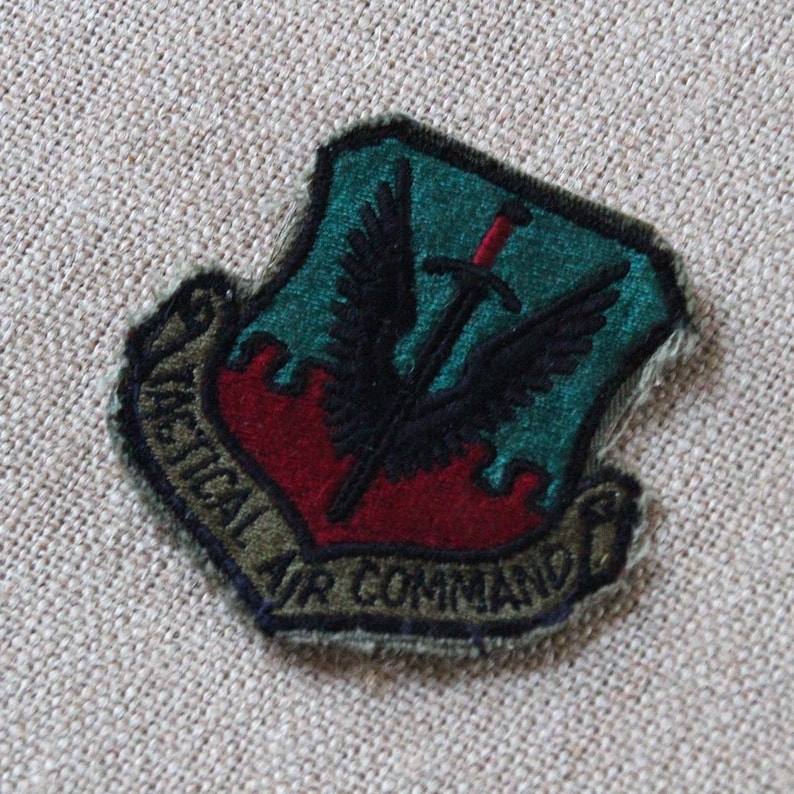 USAF Tactical Air Command Sew on Flight Suit Patch USAF | Etsy