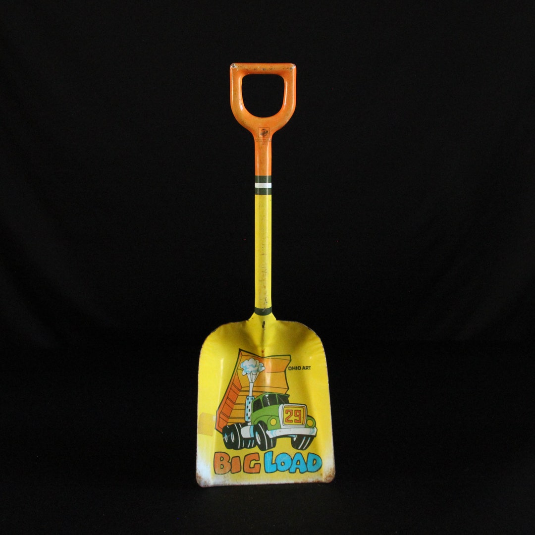 Vintage Big Load Metal Toy Shovel by Ohio Art Nursery Display Beach or ...
