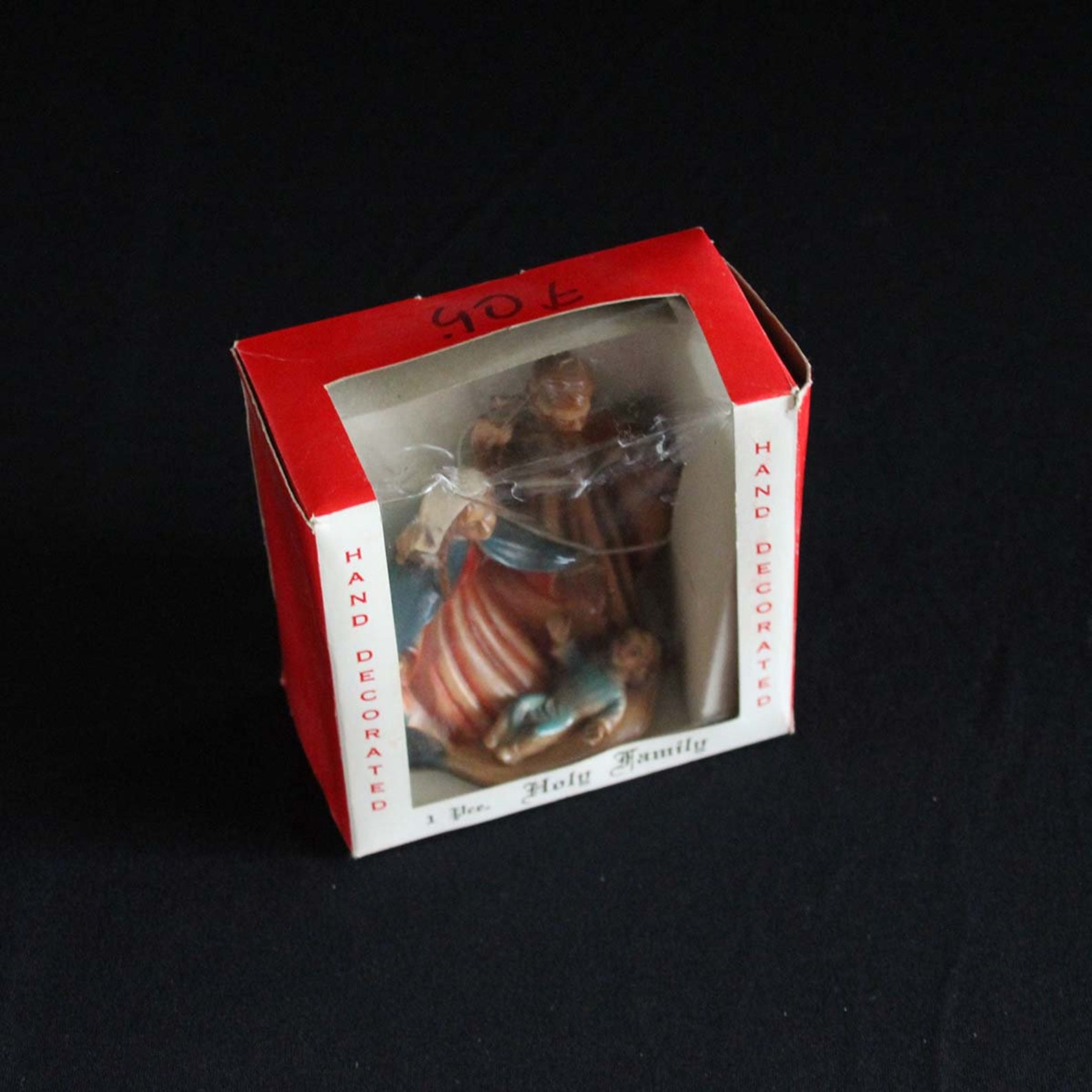 Vintage Nativity Scene Figurine in Box - Art Plastics - Creche - Manger ...