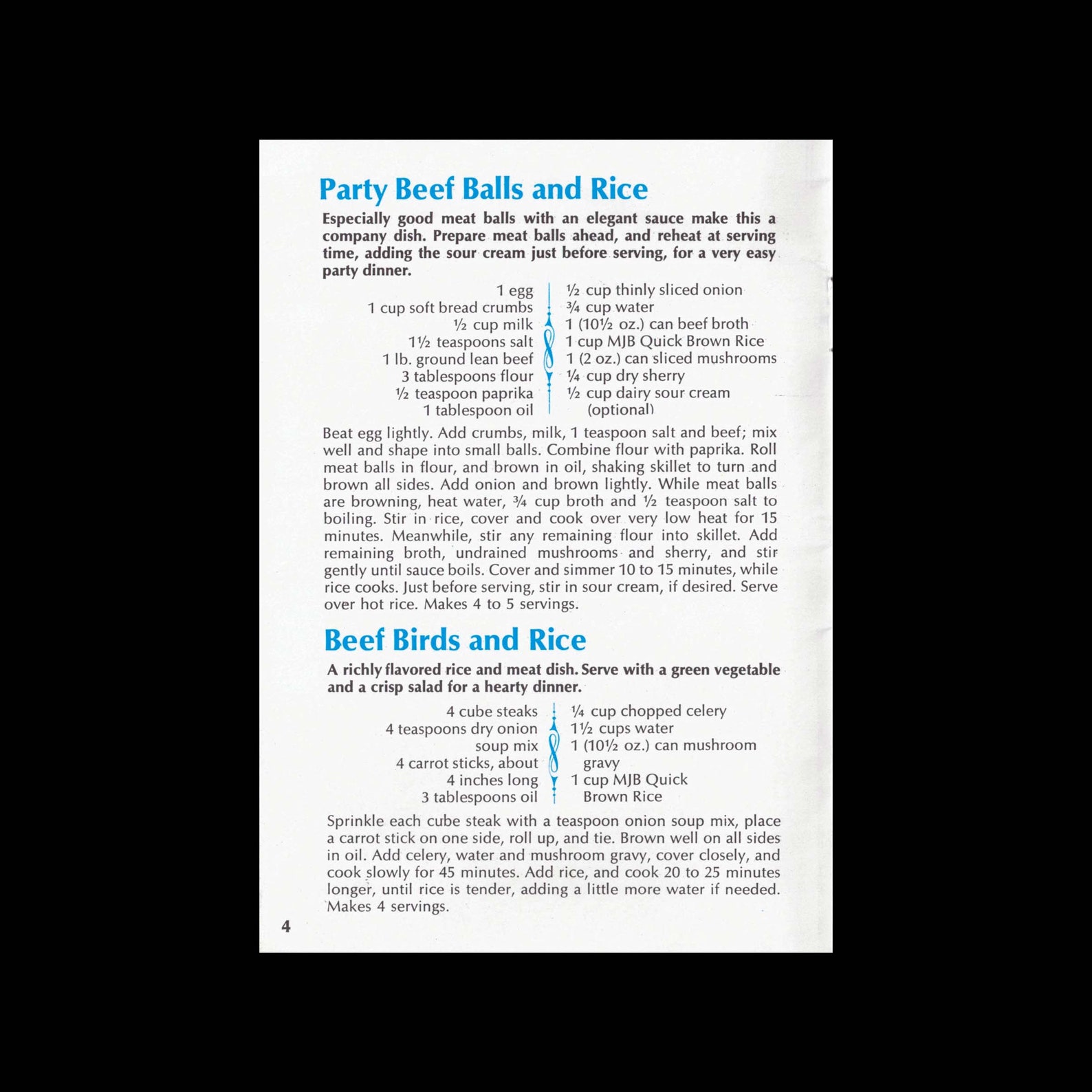 Rice 'n Easy Quick Brown Rice Recipes Vintage Recipe - Etsy