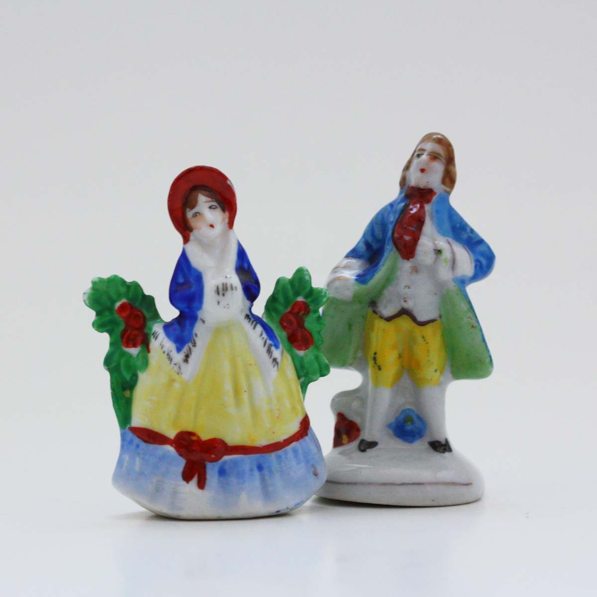 Vintage Colonial Couple Figurine Set - Etsy